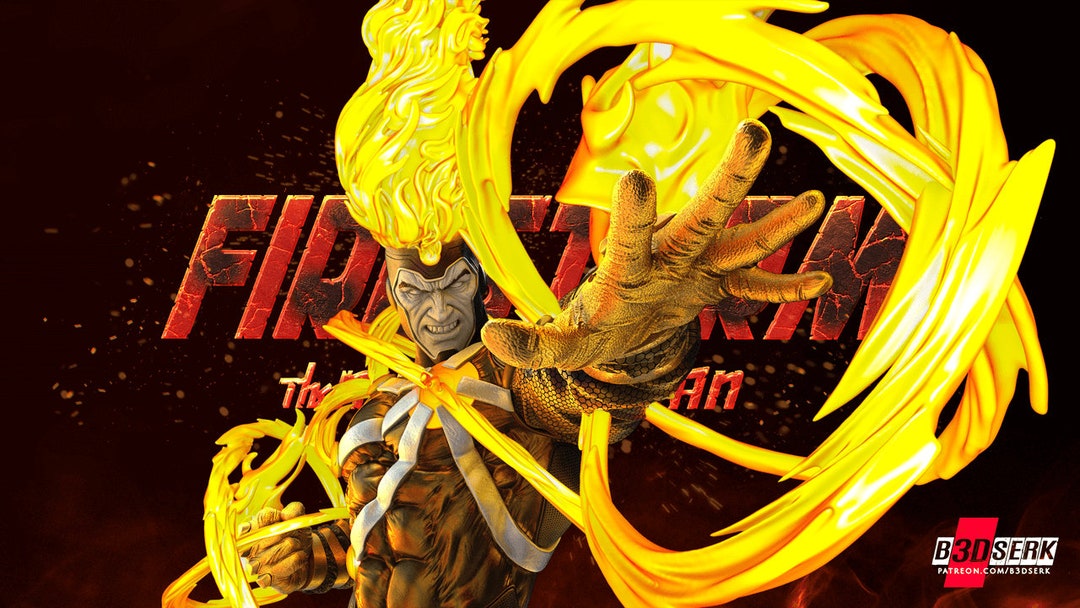 Firestorm / Action Figure / DC Comics / Resin / Superheroes / 3D Model ...