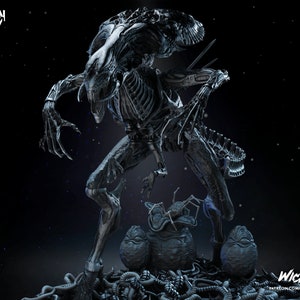 Queen Alien / Action Figure / Film & TV Series / Resin / Alien / 3D ...
