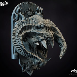 Balrog bust / Action Figure / Film & TV Series / Resin / Lord of the ...