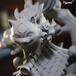 Amaterasu Chibi okami / Action Figure / Videogames / Resin / Okami / 3D ...