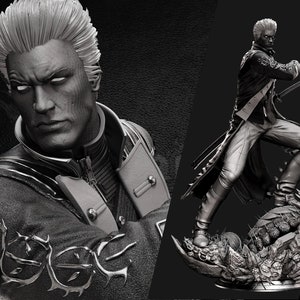 Vergil devil May Cry / Action Figure / Videogames / Resin / Devil May ...
