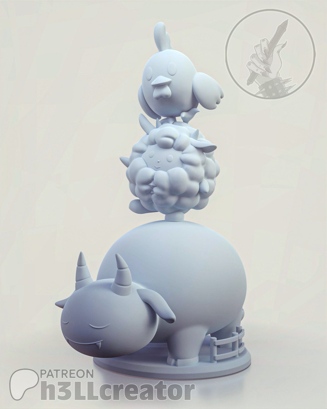 Palworld Diorama / Action Figure / Videogames / Resin / Assassin's ...