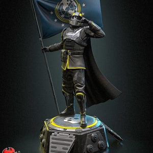 Helldiver / Action Figure / Videogames / Resin / Helldivers 2 / 3D ...