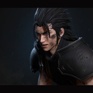 Zack Fair final Fantasy VII / Action Figure / Videogames / Resin / PLA ...