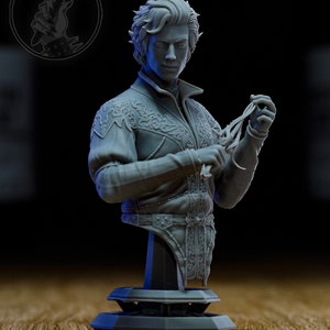 Astarion bust / Action Figure / Videogames / Resin / Baldurs Gate 3 ...