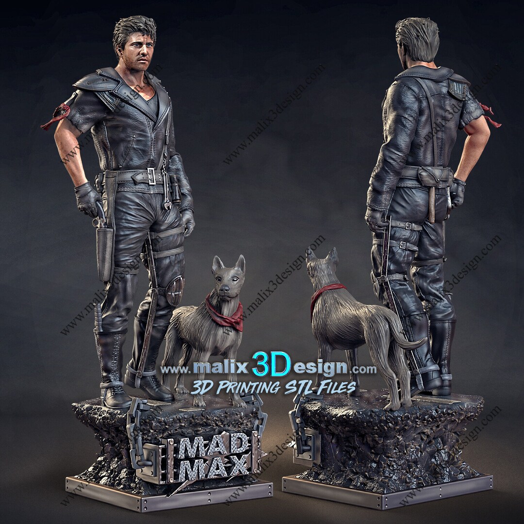 Mad Max / Action Figure / Film and TV Series / Resin / PLA / 3D Model ...