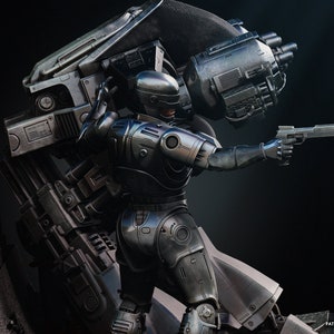 Robocop and ED 209 Diorama / Action Figure / Film & TV Series / Resin ...