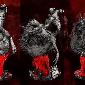 Doom Slayer Diorama / Action Figure / Videogames / Resin / Doom Slayer ...