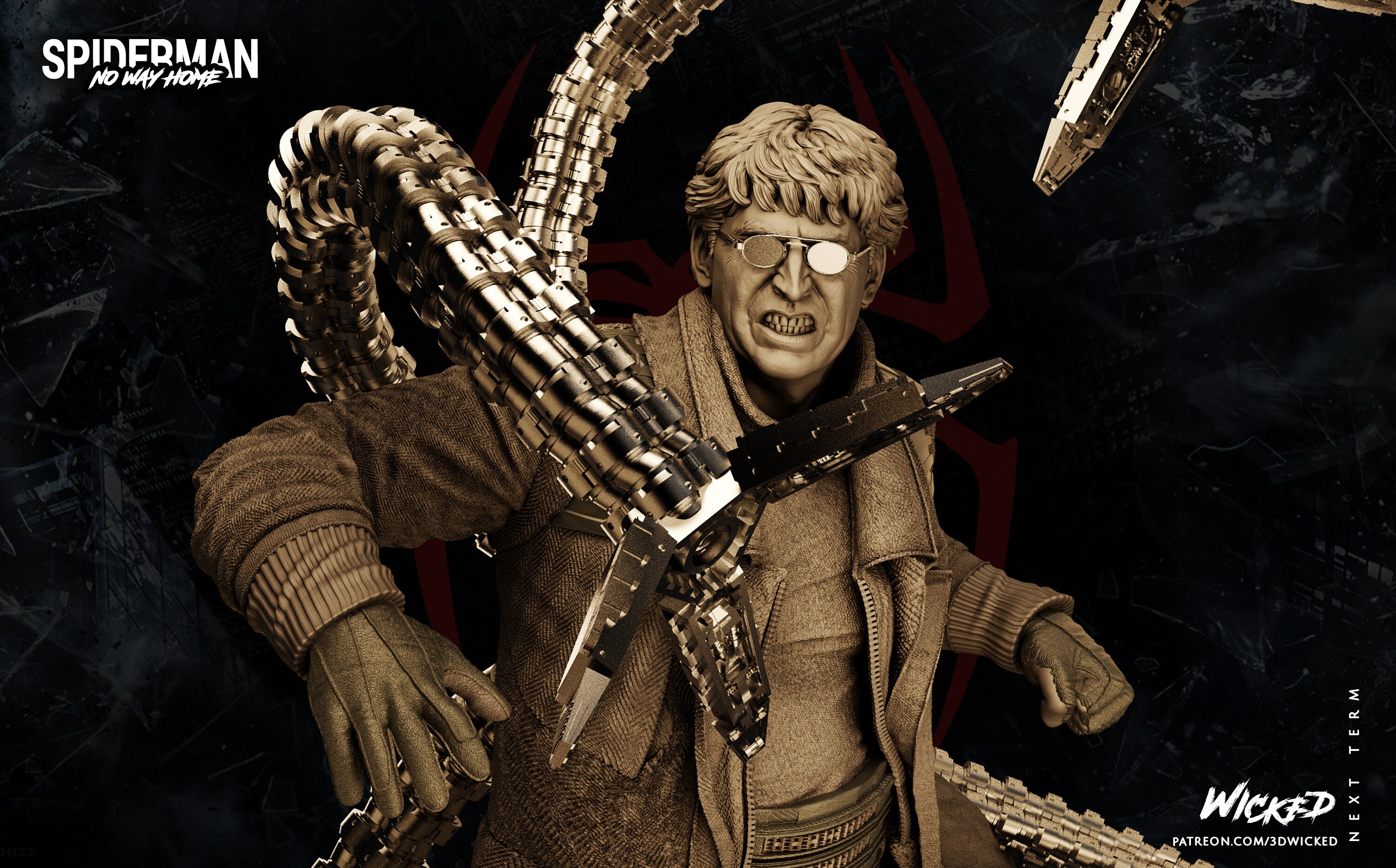 Dr. Octopus / Action Figure / Film & TV Series / Resin / - Etsy