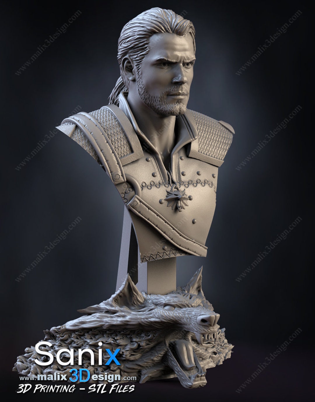 Geralt of Rivia bust / Action Figure / Film & TV Series / Resin / the ...