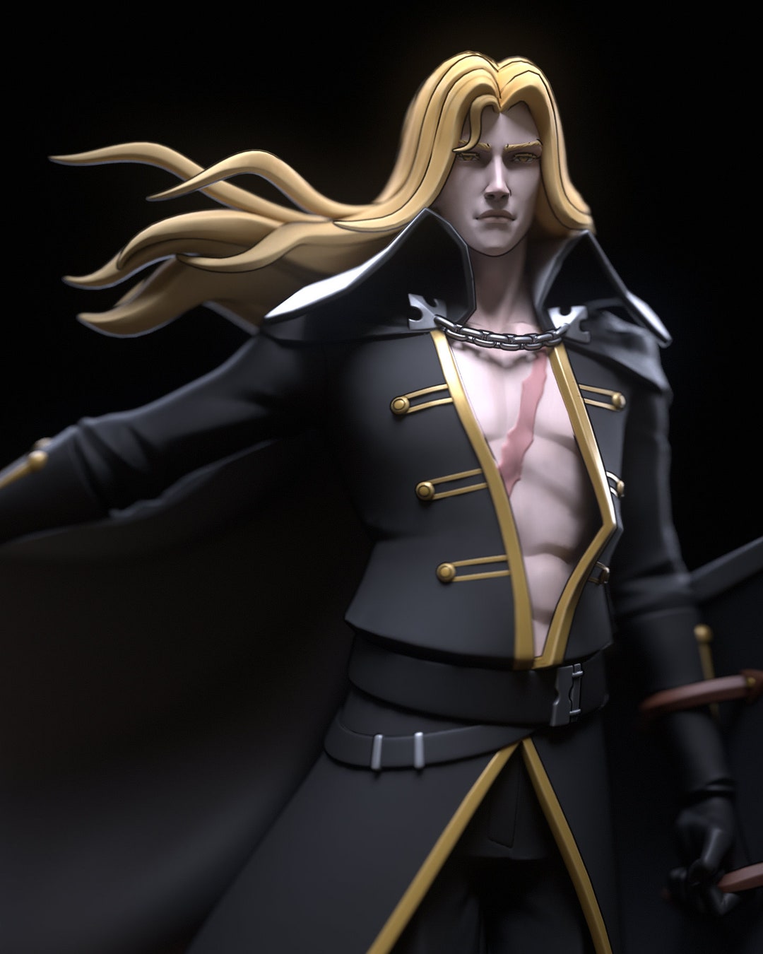 Alucard / Action Figure / Videogames / Resin / PLA / Castlevania / 3D ...