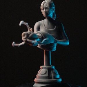 Chell bust / Action Figure / Videogames / Resin / Portal / 3D Model - Etsy