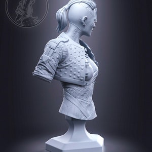 Jack bust / Action Figure / Videogames / Resin / Mass Effect / 3D Model ...
