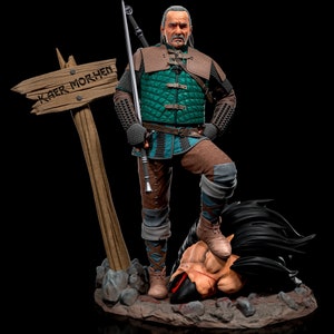 Vesemir / Action Figure / Videogames / Resin / the Witcher / 3D Model ...