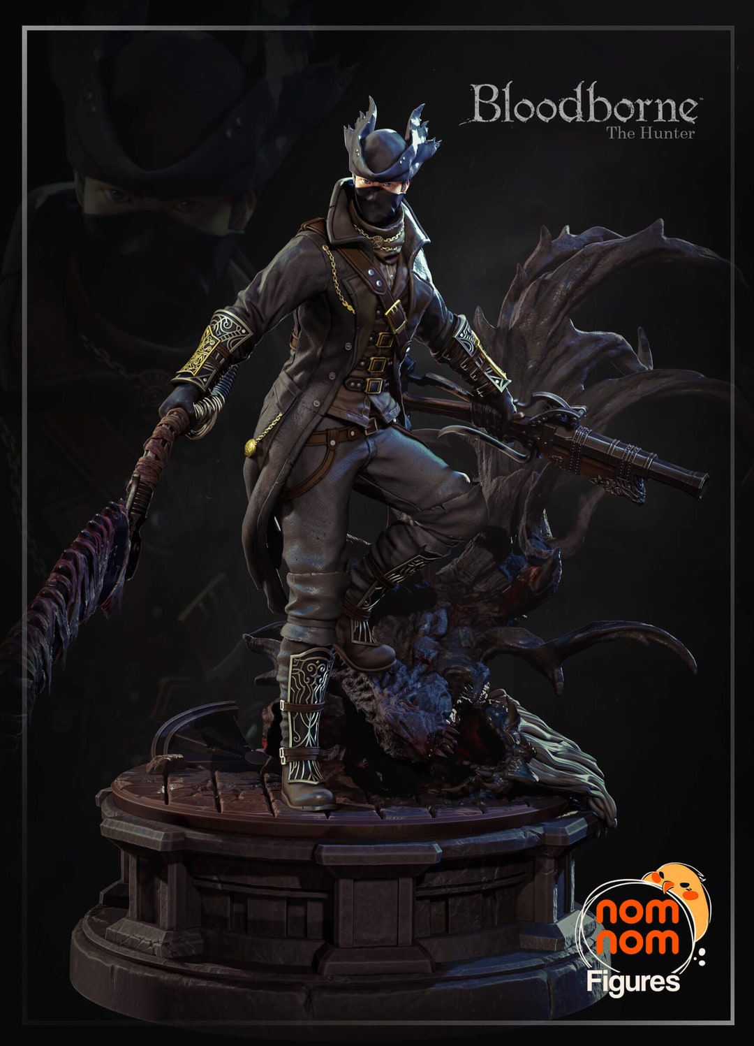 Hunter bloodborne / Action Figure / Videogames / Resin / Bloodborne ...
