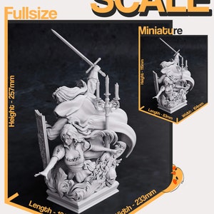 Alucard and Maria Diorama castelvania / Action Figure / Videogames ...