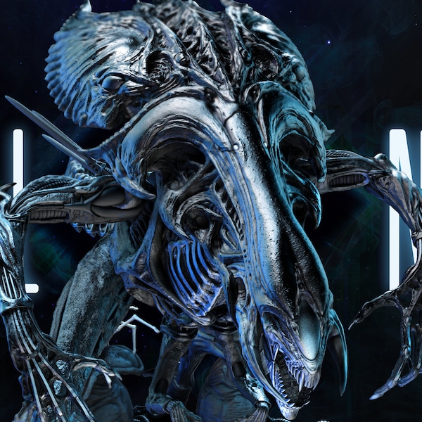 Queen Alien Action Figure - Etsy