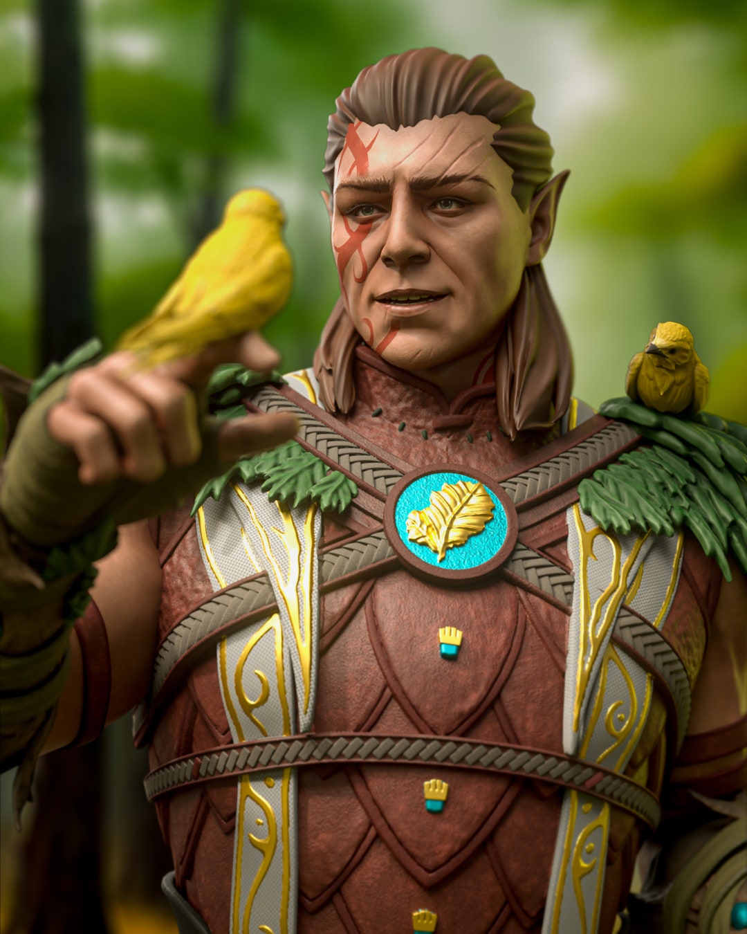 Halsin / Action Figure / Videogames / Resin / Baldur's Gate 3 / 3D ...