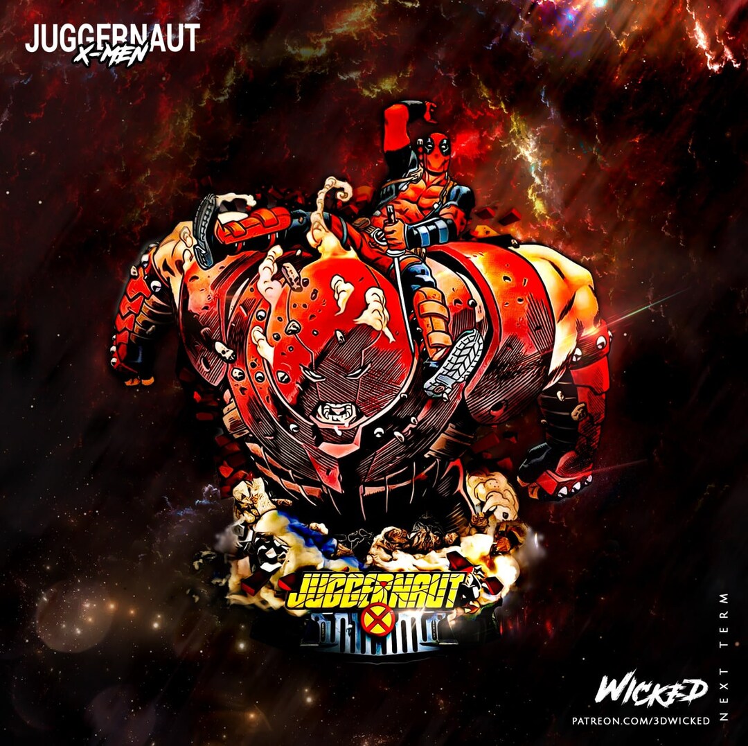 Juggernaut Bust / Action Figure / Film & TV Series / Resin / X-men / 3D ...