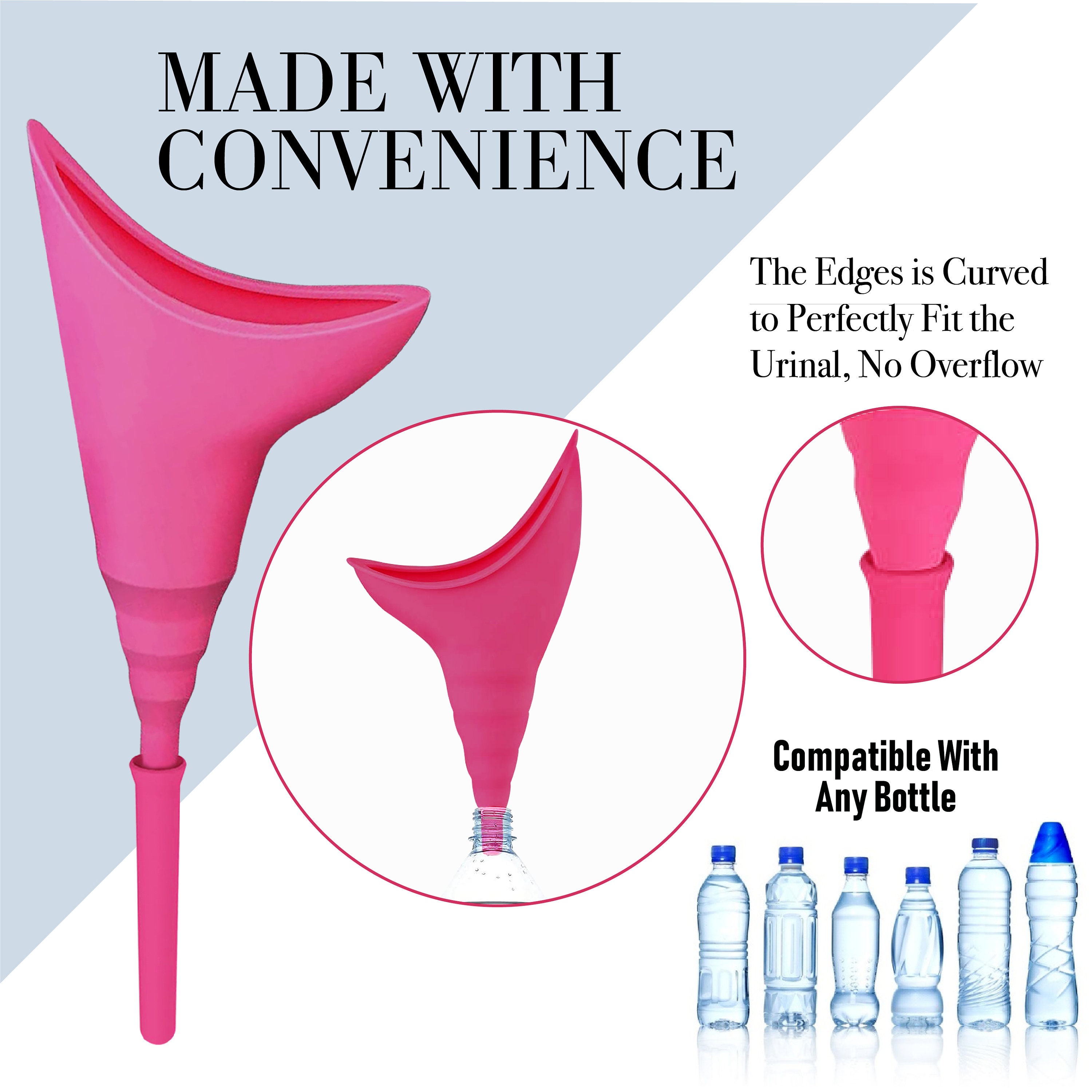 Female Urination Device – Standing up Female Urinal With Travel Bag and Extra Tube - Etsy