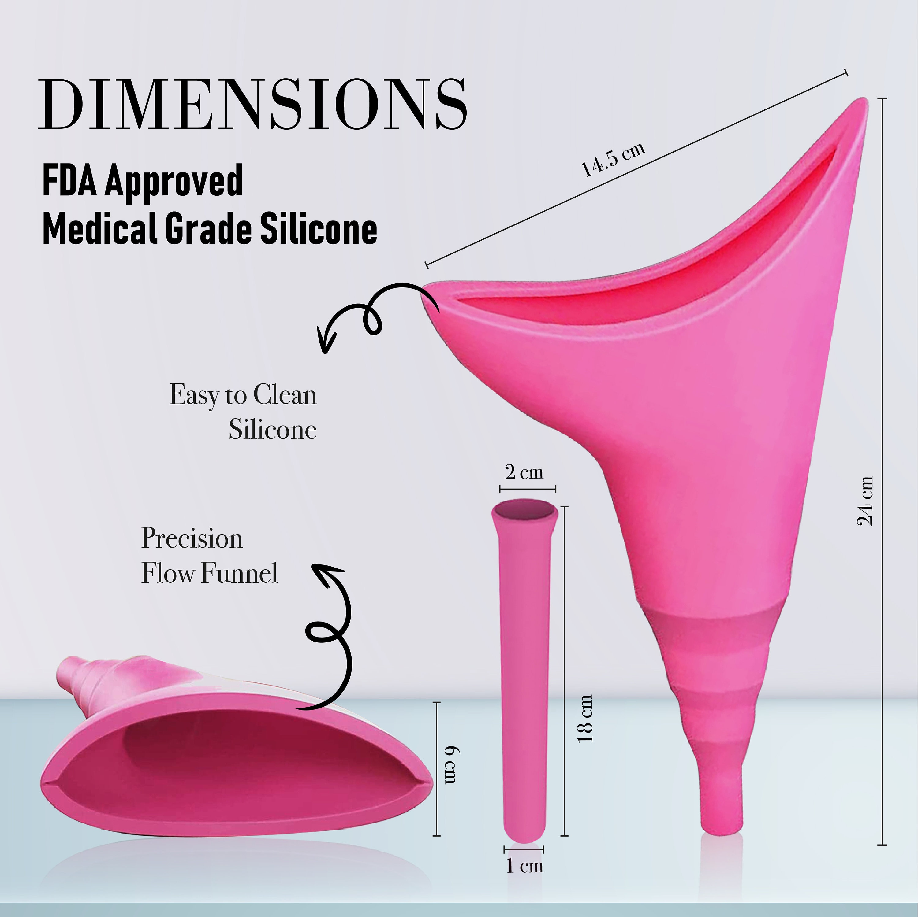 Female Urination Device – Standing up Female Urinal With Travel Bag and ...