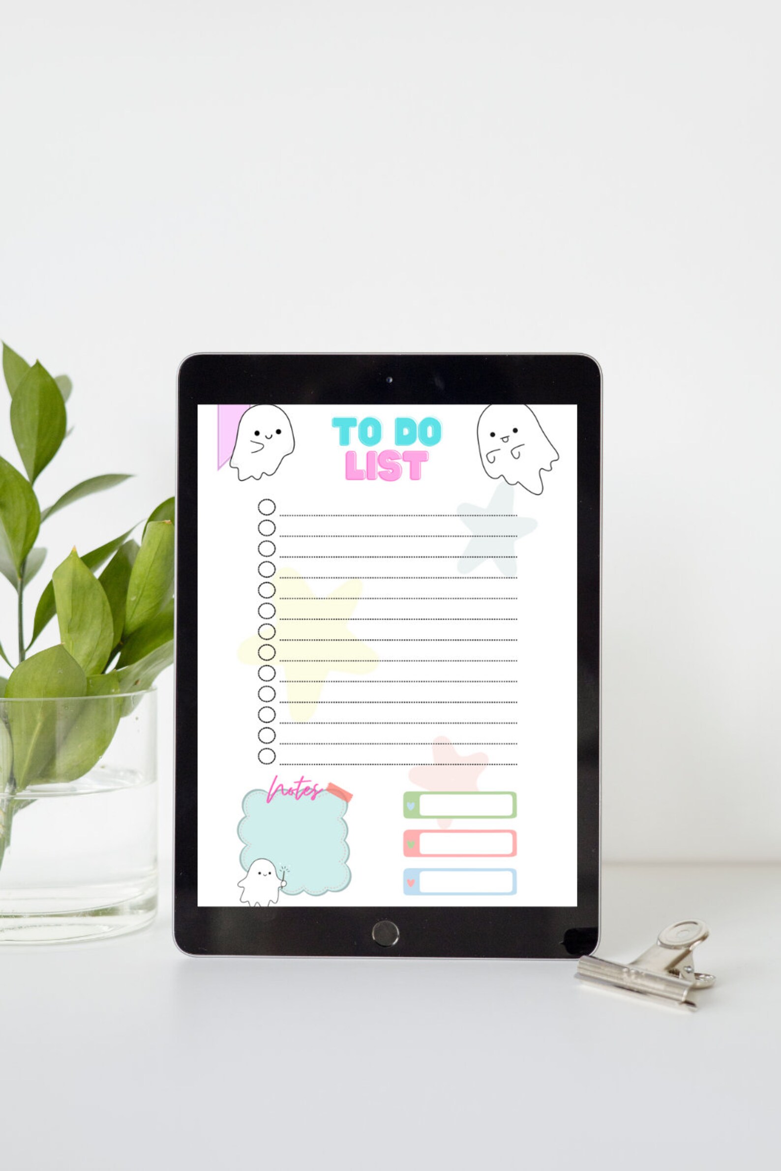 Cute Ghost To-do List to Do List Planner Printable - Etsy