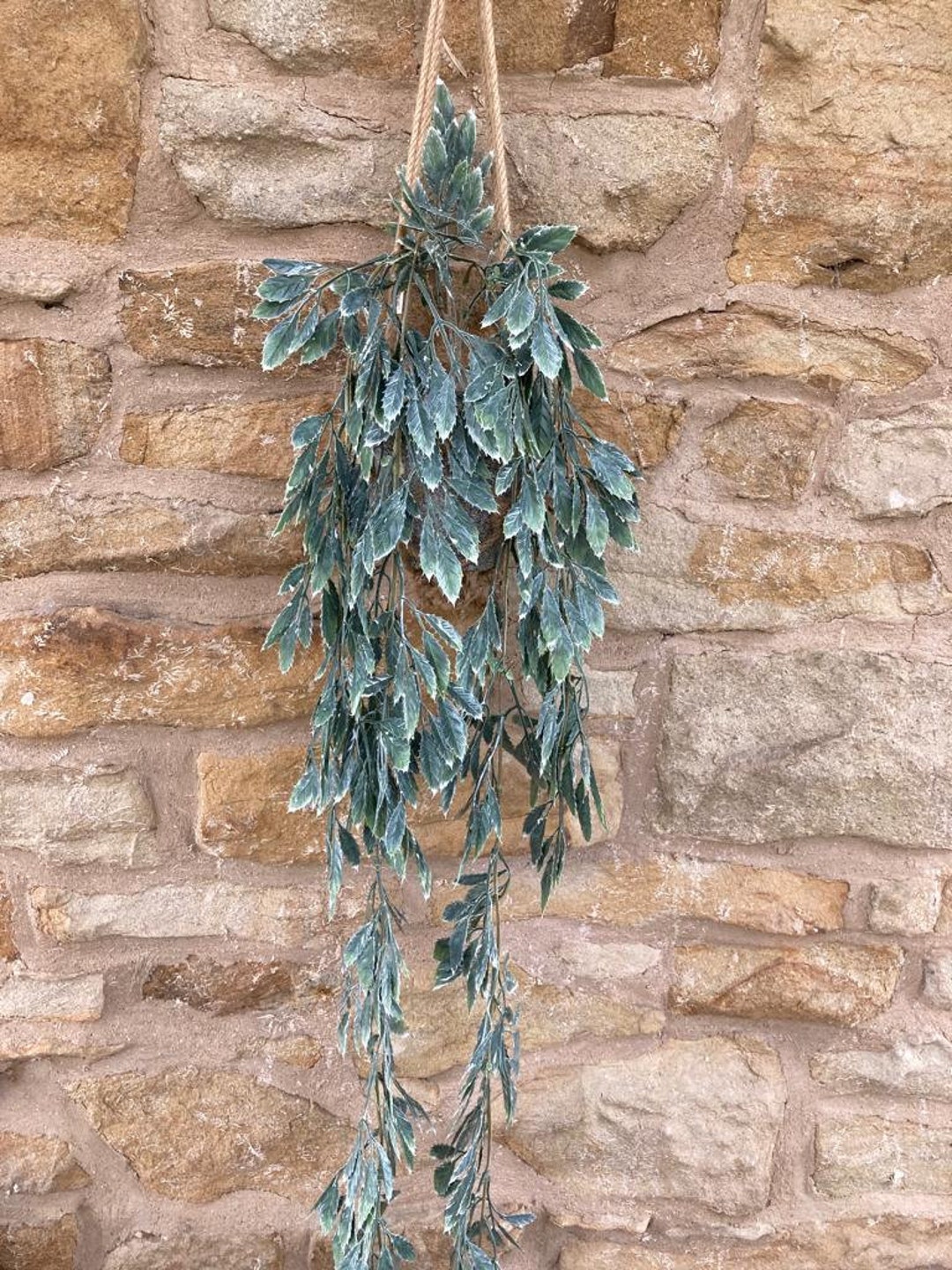 Artificial Trailing Dusted Spikey Leaf 90cm - Etsy