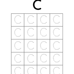 Printable Upper and Lower Case Traceable Letter Worksheets Kids ...