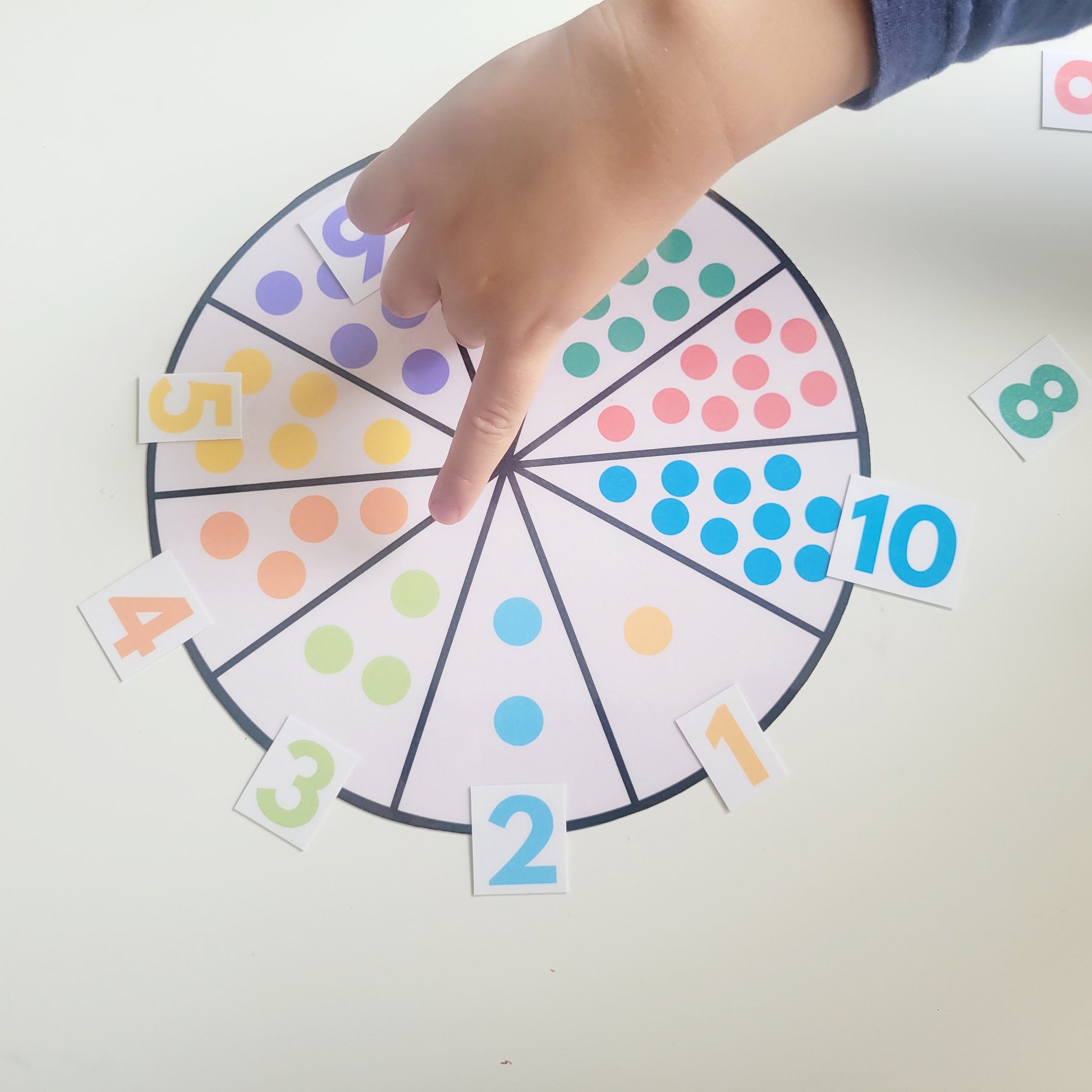 Number Matching Game for Kids, Preschool Learning 1-10, Kindergarten ...