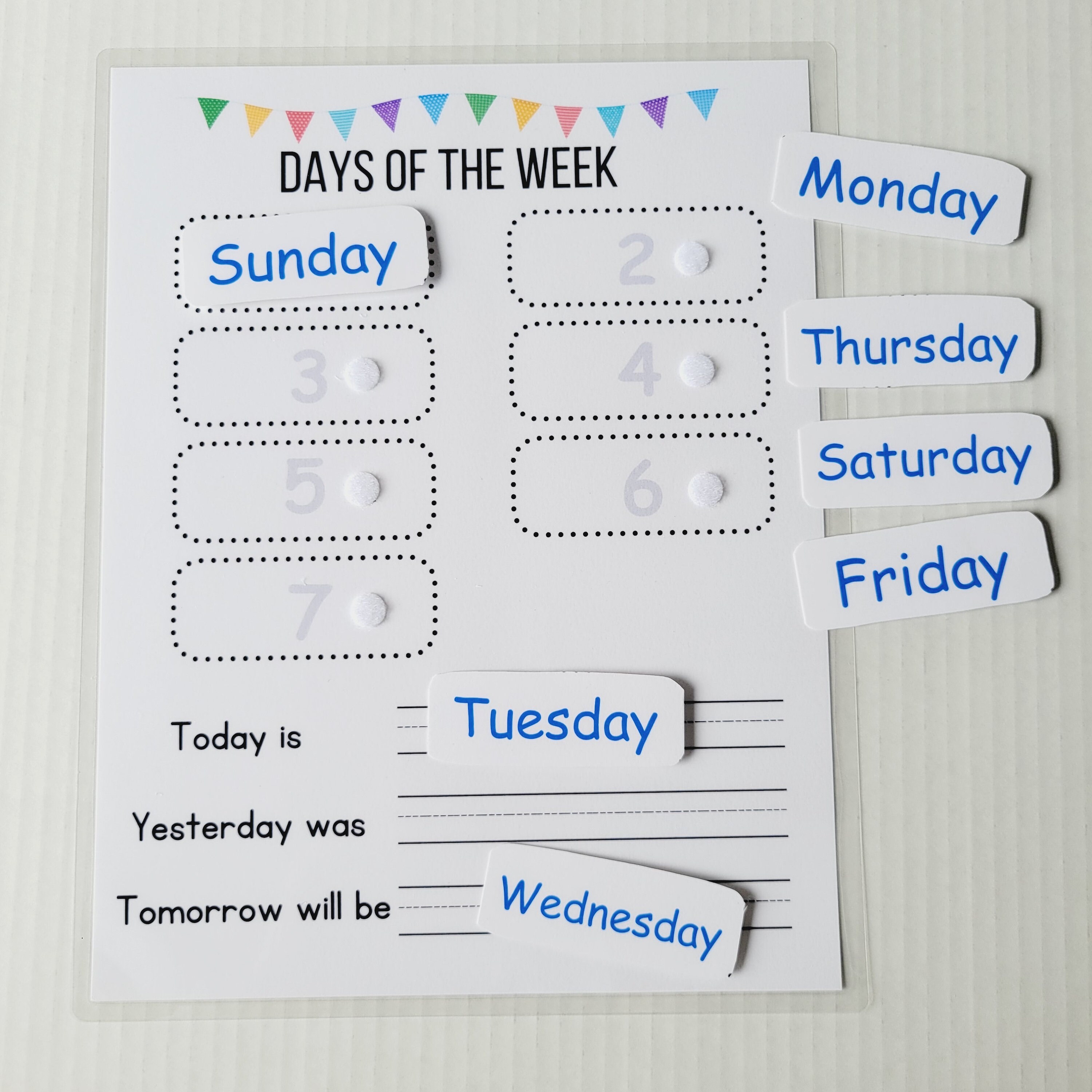 Days of the Week Wheel, Printable Calendar, Toddler Activities ...