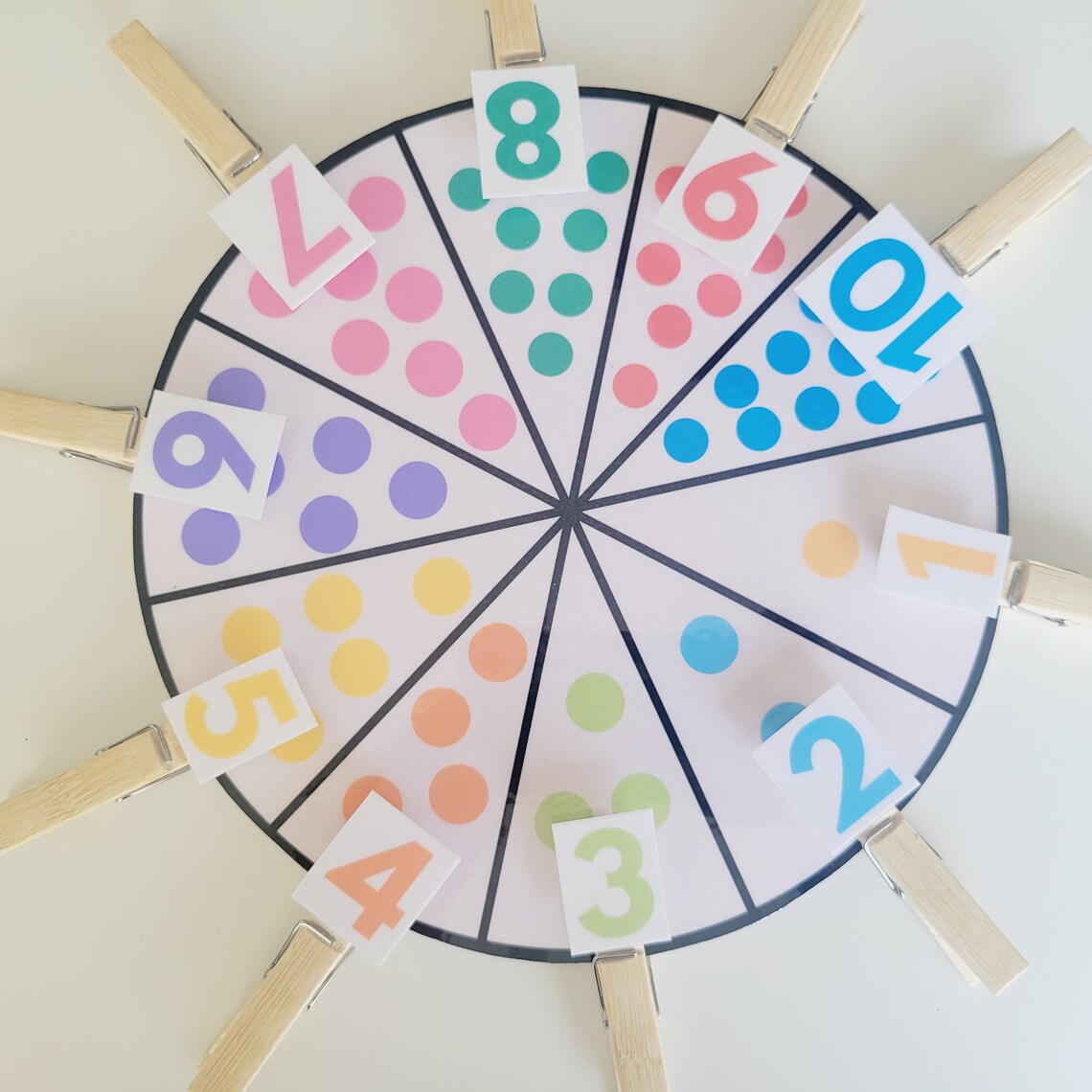 Number Matching Game for Kids, Preschool Learning 1-10, Kindergarten ...