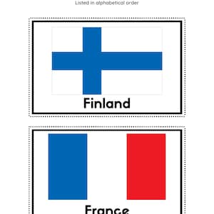 Printable World Country Flags for Kids Learning, 195 Countries ...