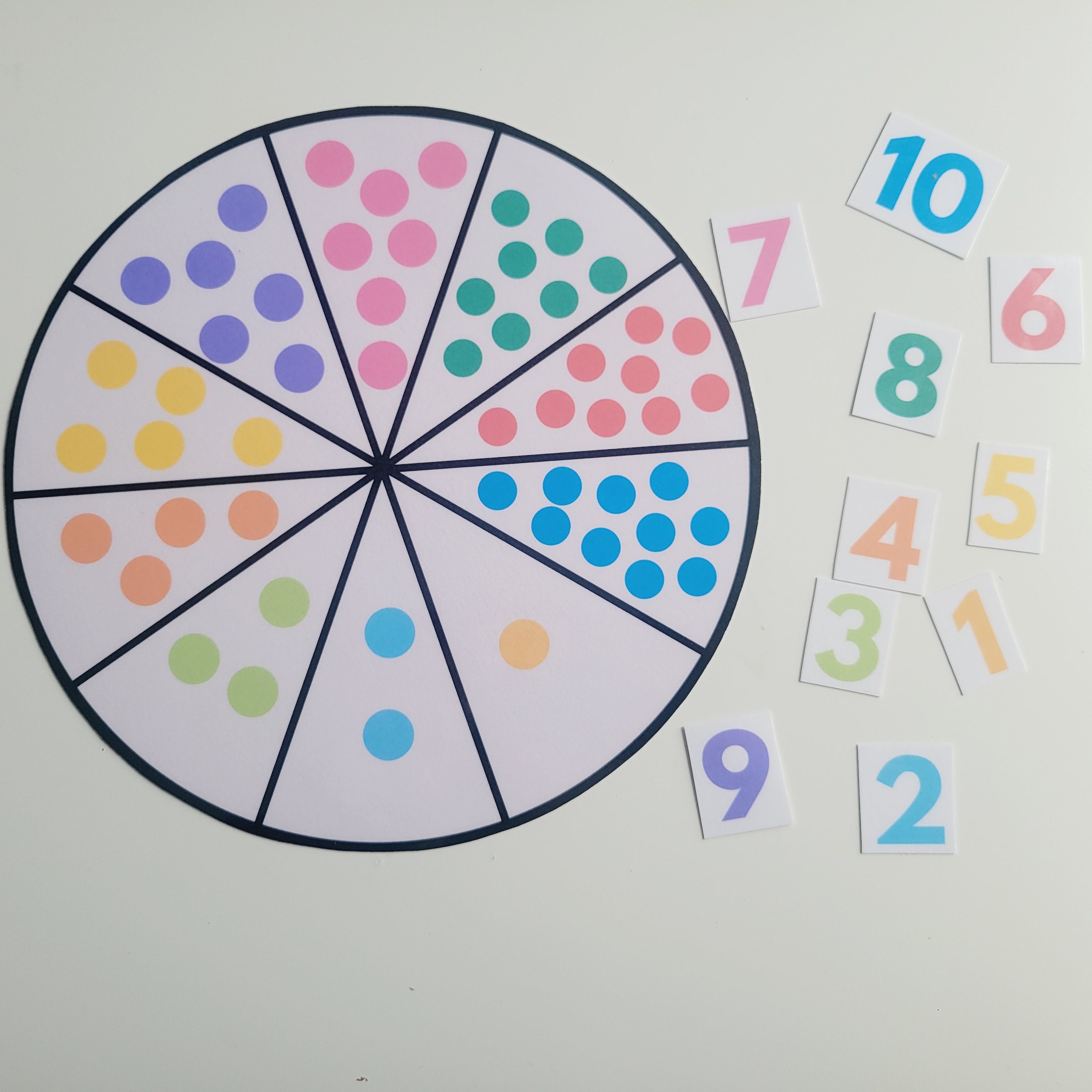 Number Matching Game for Kids, Preschool Learning 1-10, Kindergarten ...