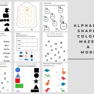 800+ Printable Pages for Preschool and Kindergarten! the Ultimate ...