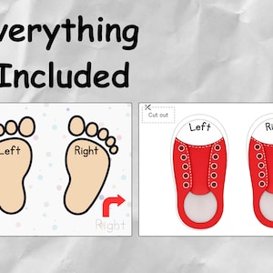 Kids Shoe Tying Practice, Left and Right Practice, Motor Skills, Hand ...