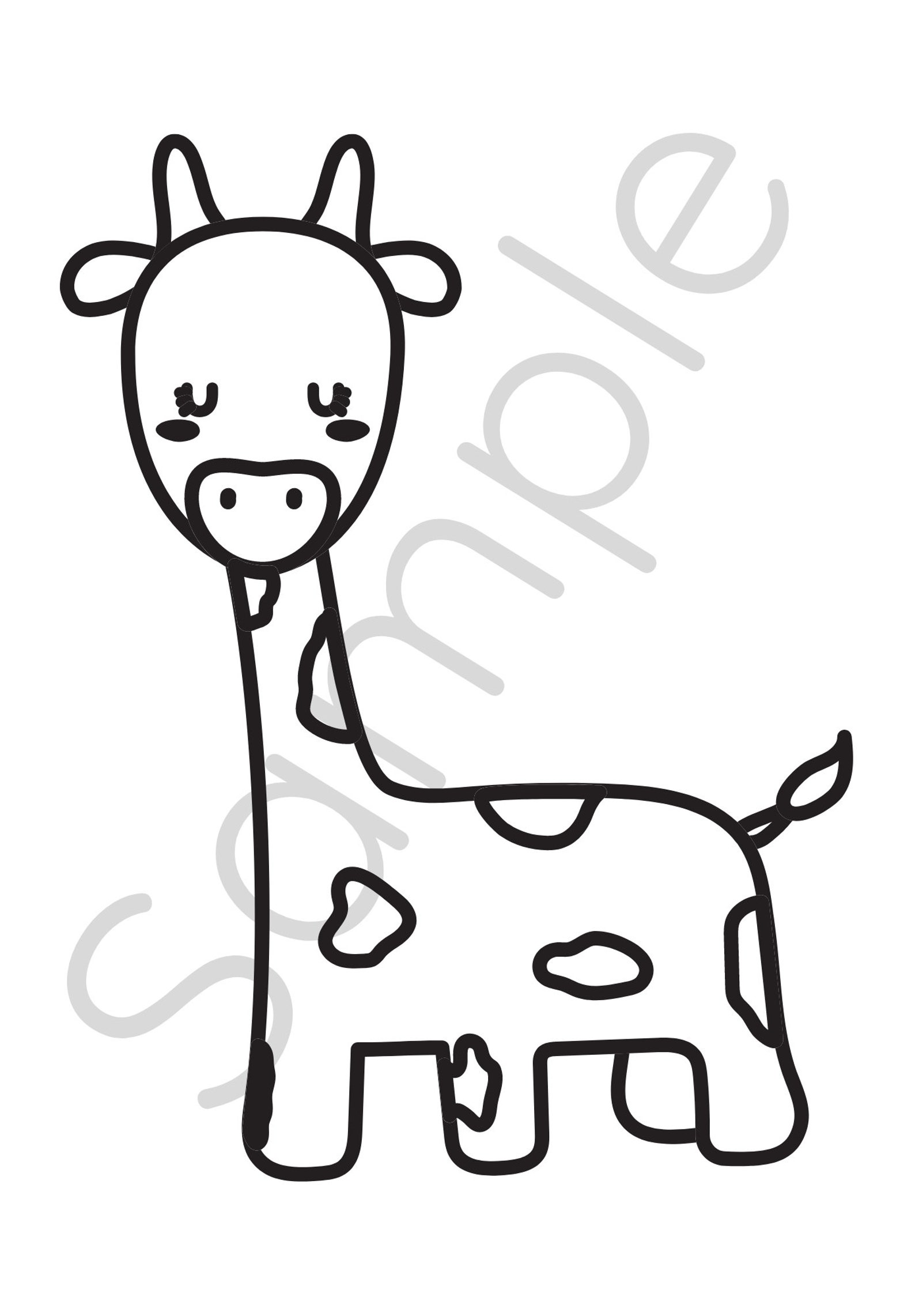 Printable Toddler Coloring Pages, 100 Large Sheets With Animals ...