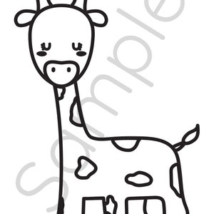 Printable Toddler Coloring Pages, 100 Large Sheets With Animals ...