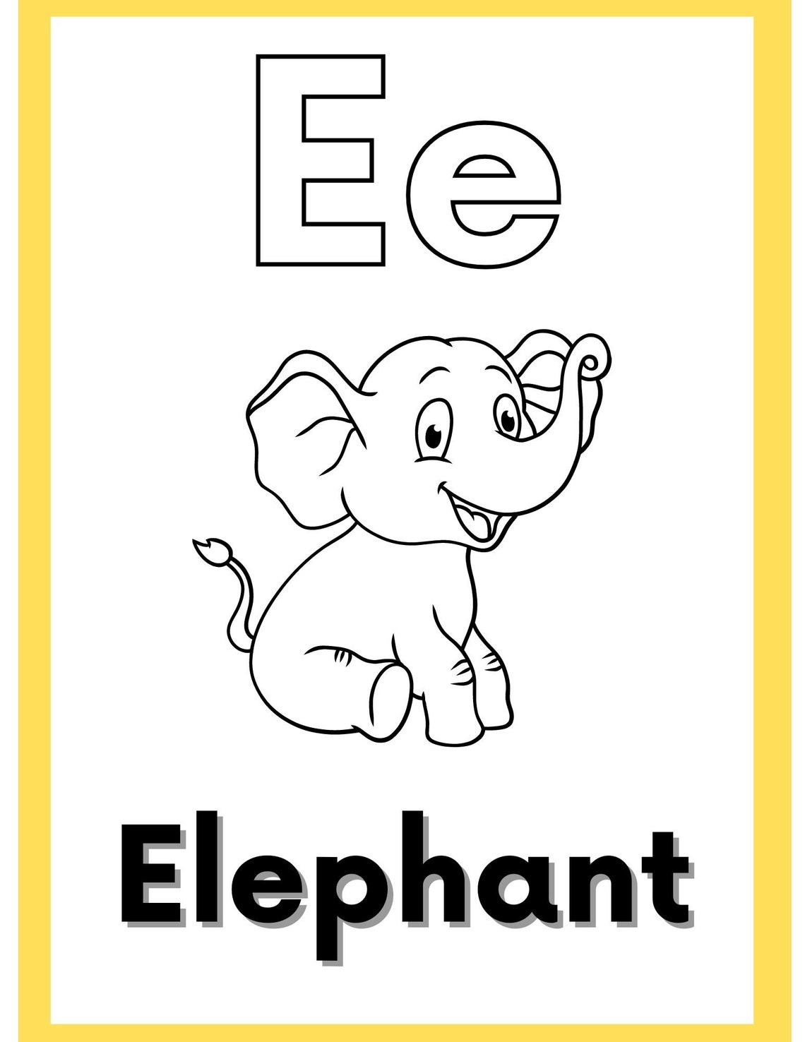 Printable ABC Colouring Book, Toddler Learning, Educational Activity ...