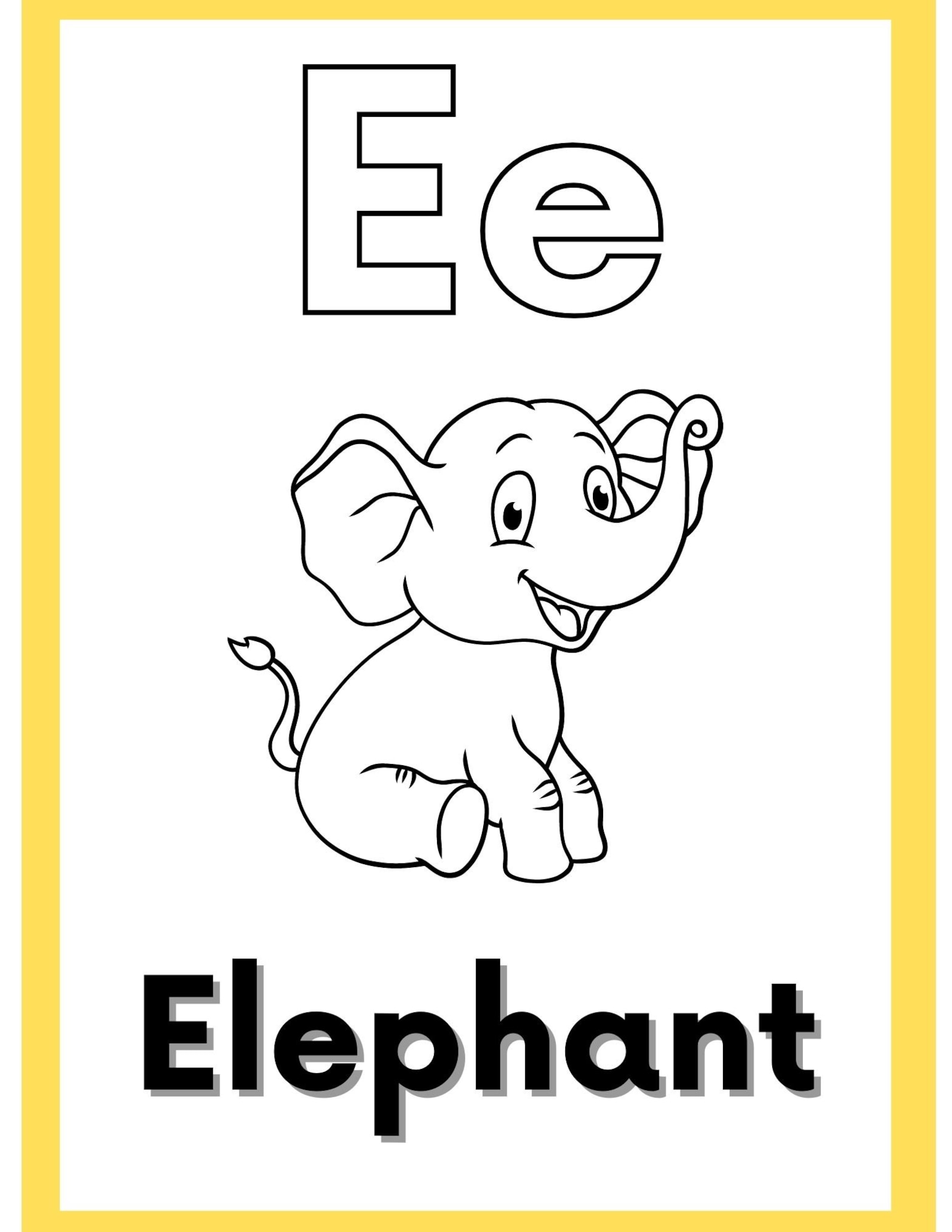 Printable ABC Colouring Book, Toddler Learning, Educational Activity ...