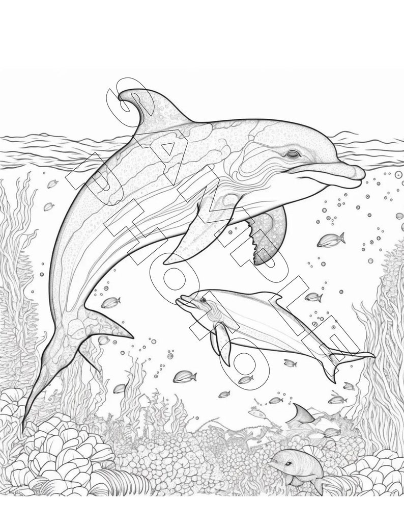 Explore the Wonders of the Ocean Life With 20 Detailed Colouring Pages ...