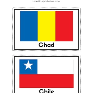 Printable World Country Flags for Kids Learning, 195 Countries ...