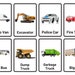 Real VEHICLES, 24 Montessori Cards, Flash Cards, PDF Printable ...