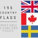 Printable World Country Flags for Kids Learning, 195 Countries ...