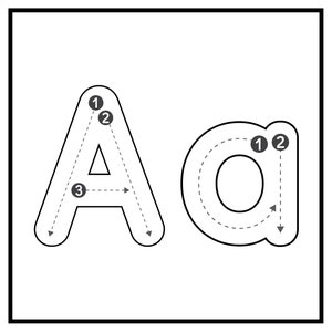 LARGE Traceable Alphabet Worksheets for Pre-k - Lowercase and Capital ...