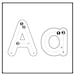 LARGE Traceable Alphabet Worksheets for Pre-k - Lowercase and Capital ...