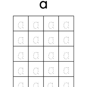 Printable Upper and Lower Case Traceable Letter Worksheets Kids ...