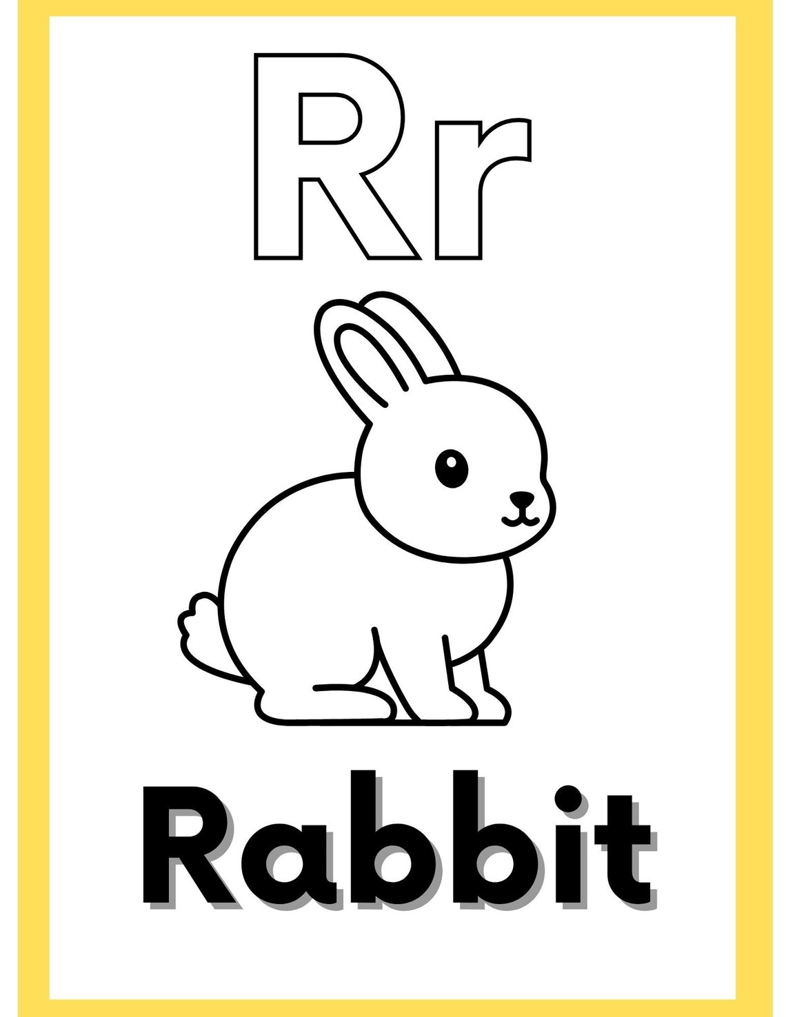 Printable ABC Colouring Book, Toddler Learning, Educational Activity ...