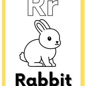 Printable ABC Colouring Book, Toddler Learning, Educational Activity ...