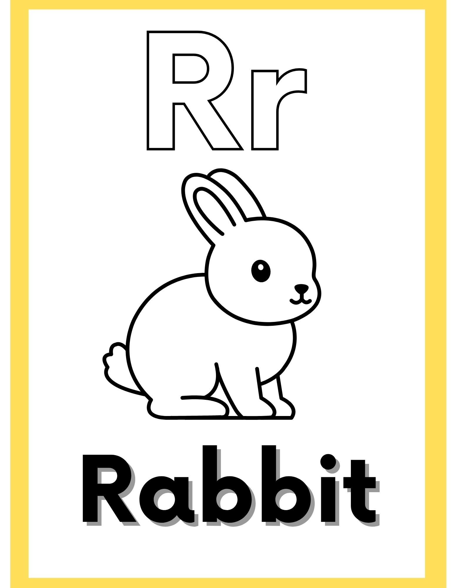 Printable ABC Colouring Book, Toddler Learning, Educational Activity ...