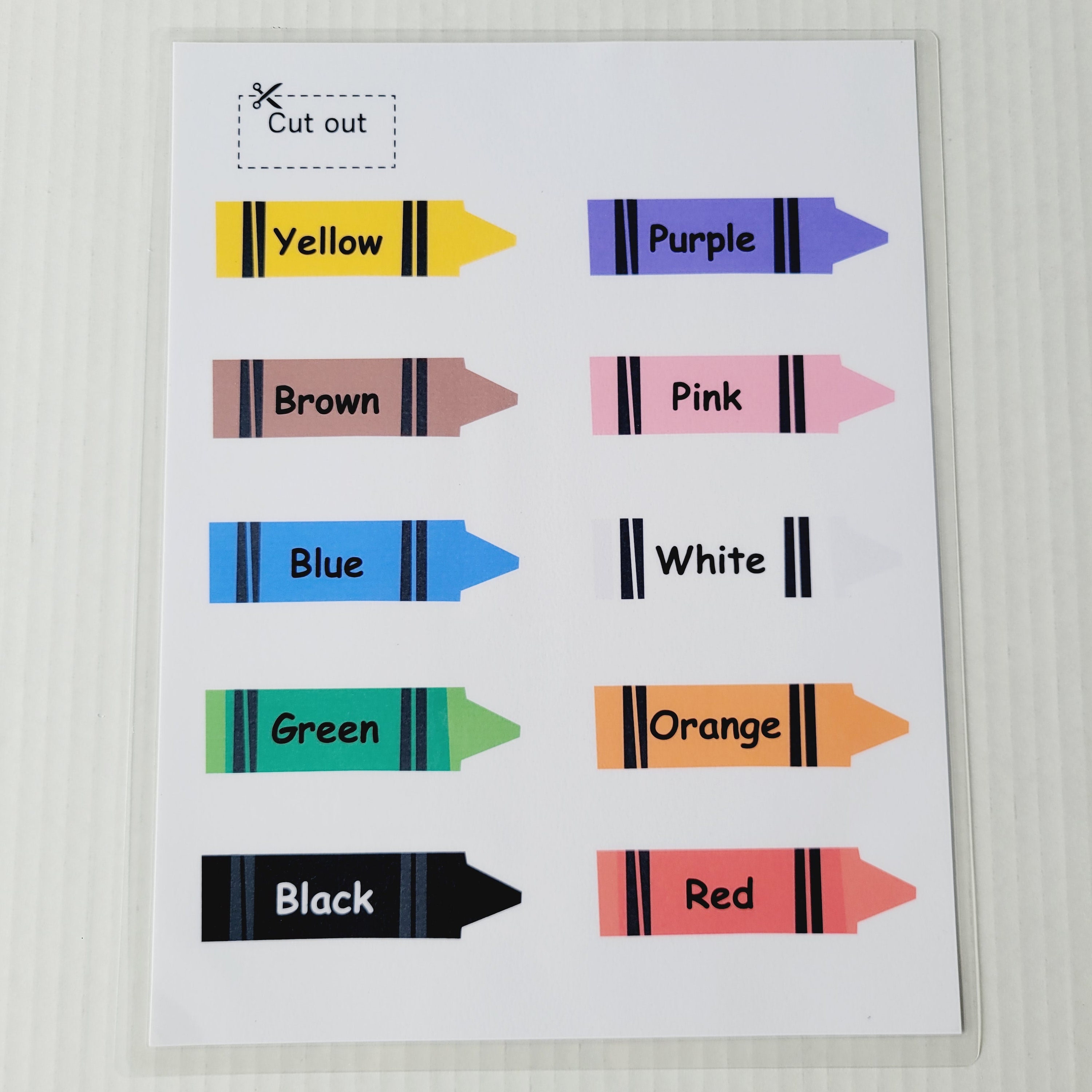 Color Matching Game, Busy Book Printable, Educational Activity ...